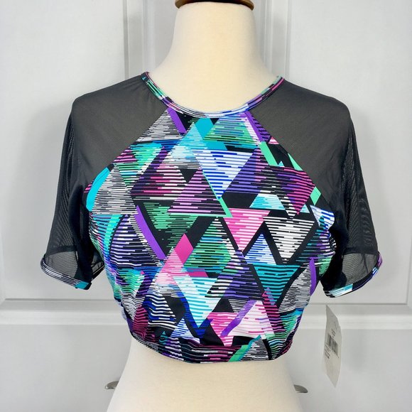 Dunne Deck | Tops | Vintage 9s Dunne Deck Crop Top Swim Suit Activewear ...